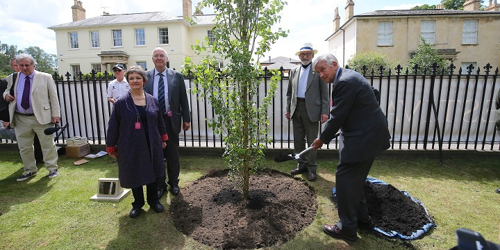 Tribute to Percy Jeeves at the Brewin Dolphin Cheltenham Cricket Festival