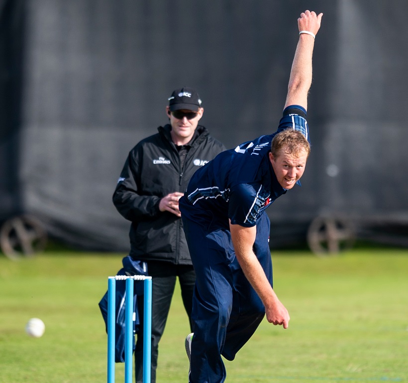 Adrian Neill selected for Scotland in IT20 Tri-Series