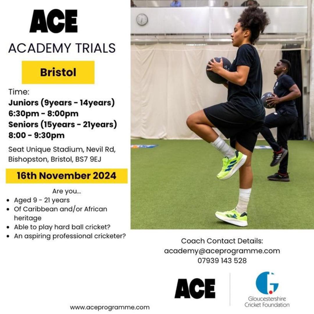 ACE programme to host open trials at Gloucestershire’s Seat Unique Stadium