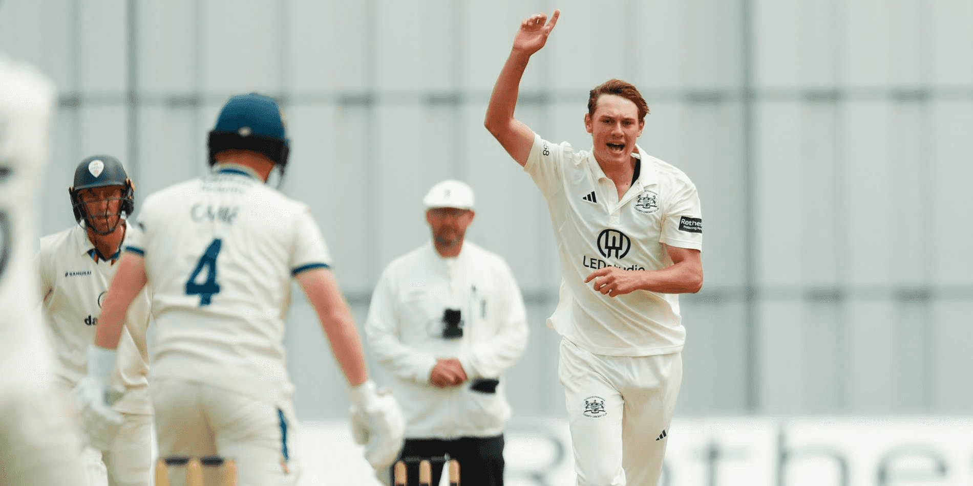 Archie Bailey's loan to Durham Cricket extended