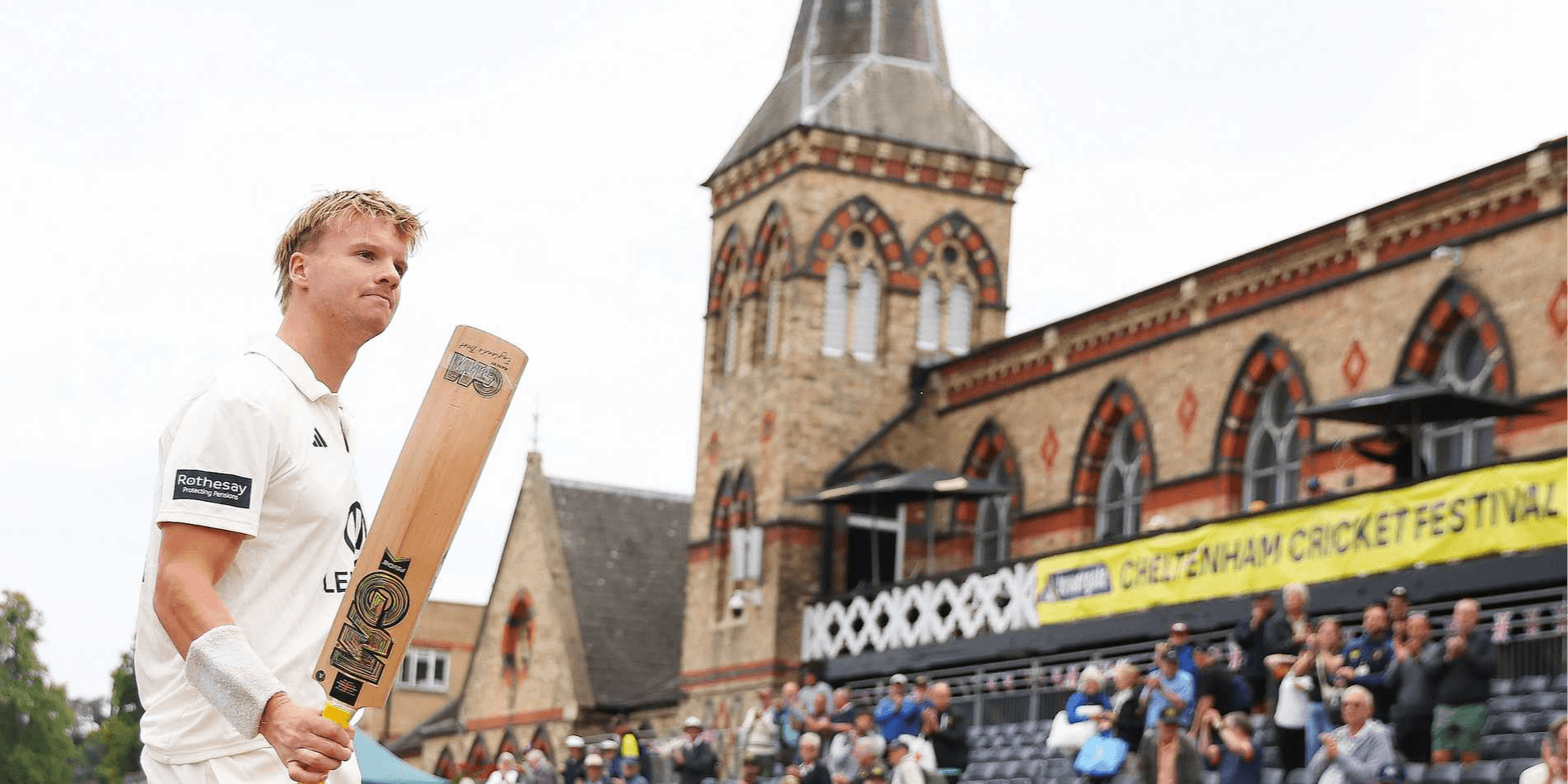 Counter-attacking Charlesworth hits century but Glos trail Lancashire ...